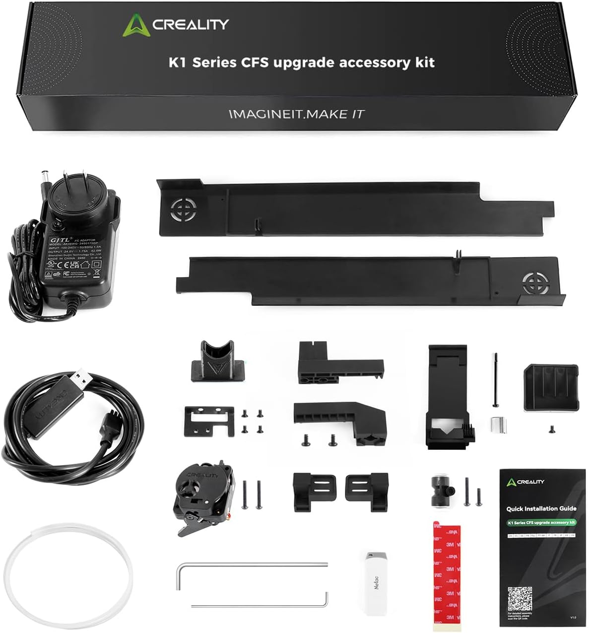 Official K1 Series CFS Upgrade Accessory Kit, Unlock Multi-Color Print ...